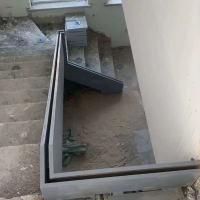 China Surface Mounted U Slot Aluminium Profile For Glass Railing 12mm Track Floor Groove for sale