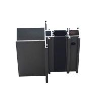 China Residential Aluminium Sliding Door Profile Narrow Glass Frame Wood Grain for sale