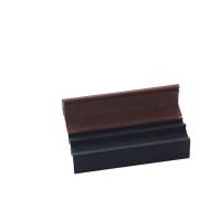 China Residential Aluminium Sliding Door Profile Narrow Glass Frame Wood Grain for sale
