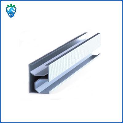 China Metal Aluminum Extrusion Solar Panel Frame Section O H112 Tempered for sale