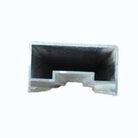 China Interior Stair Aluminum Handrail Profiles For Glass Roof  Slotted Tube for sale