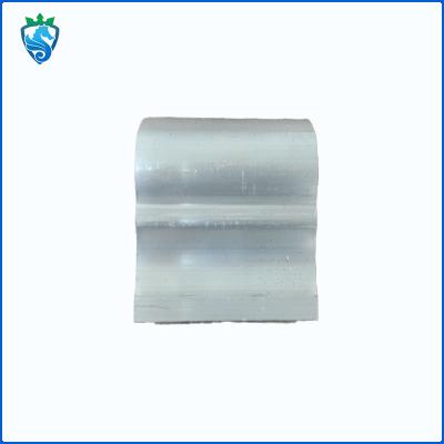 China Interior Stair Aluminum Handrail Profiles For Glass Roof  Slotted Tube for sale