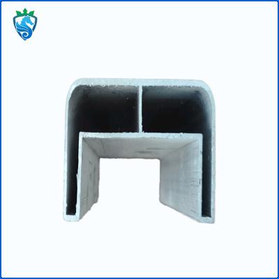China Square Aluminum Handrail Profiles Tubing Solid Glass Doll Eyes Prima Balustrades for sale