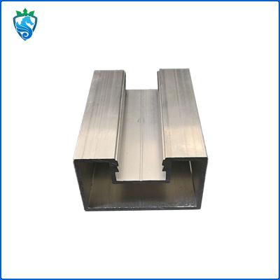China Frameless Balustrade Aluminum Handrail Profiles U Channel Glass Railing for sale