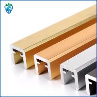 China Golden Stair Railing Aluminum Handrail Profiles Decoration Interior for sale