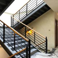 China Golden Stair Railing Aluminum Handrail Profiles Decoration Interior for sale