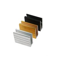 China Golden Stair Railing Aluminum Handrail Profiles Decoration Interior for sale