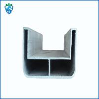 China Indoor Aluminum Handrail Profiles U Channel Glass Staircase Railing Fitting For Balcony for sale