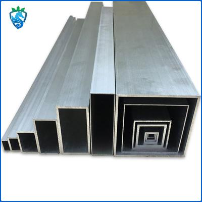 China Extrusion Aluminum Profiles Square Tubing T3 6061 Powder Coating for sale