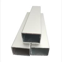 China Square Aluminum Tube Profiles Wooden Grain T351 For Outdoor for sale