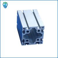 China T Slot V Slot 40X40 Industrial Aluminum Profile Extrusion Frame Silver / Black for sale