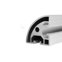 China T Slot V Slot 40X40 Industrial Aluminum Profile Extrusion Frame Silver / Black for sale
