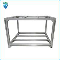 China Anodizing Industrial Aluminium Frame Profiles 6063 Extruded Black T6 for sale