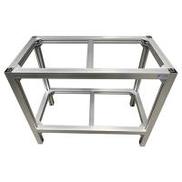 China Anodizing Industrial Aluminium Frame Profiles 6063 Extruded Black T6 for sale