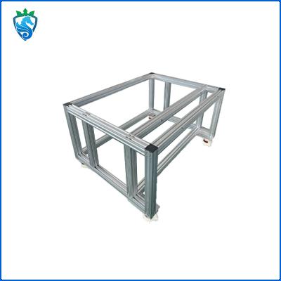 China Alloy 6060 Industrial Aluminum Frame Extrusion Profiles Anodizing 2.6kg/M for sale