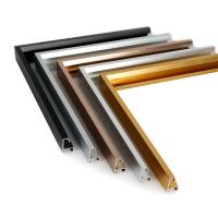 China Line Frame Aluminum Alloy Extrusion Profile Poster Outer Frame 2.6kg / M for sale