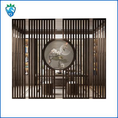 China T651 Decoration Aluminum Grille Background Wall Alloy Screen Custom Living Room for sale