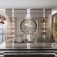 China T651 Decoration Aluminum Grille Background Wall Alloy Screen Custom Living Room for sale
