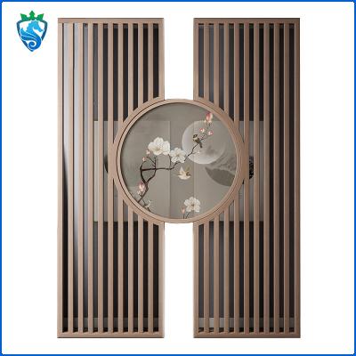 China Extruded Profiles T5 Aluminum Screen Partition Living Room Simple Decoration for sale