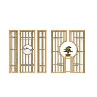 China Partition Entrance Assembly Line Aluminum Profile Grille Living Room Hollow Decorative for sale