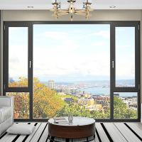China 6063 Aluminium Profile Frame Sliding Windows And Doors Powder Coating T351 for sale