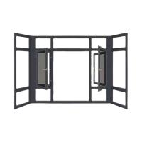 China 6063 Aluminium Profile Frame Sliding Windows And Doors Powder Coating T351 for sale