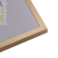 China Anodizing Aluminum Alloy Arc Picture Photo Frame Hanging Wall Table Business License for sale