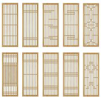 China Screen Partition Aluminum Alloy Profiles T6 Entry Grille Living Room for sale