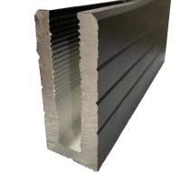 China U Shaped Aluminum Handrail Profiles Fence Channel Glass Railing For Swimming Pool for sale