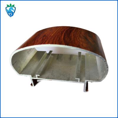 China Cabinet Door Frame Aluminum Handrail5 Profile T8 For Glass Kitchen Door for sale