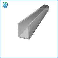 China Stair Glass Free Grooved Aluminum Handrail Profiles Ground Holes 6063 T3 Extruded for sale