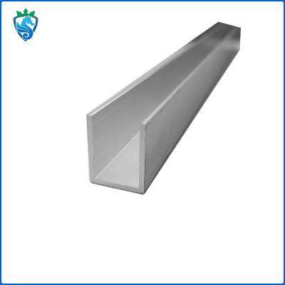 China Stair Glass Free Grooved Aluminum Handrail Profiles Ground Holes 6063 T3 Extruded for sale