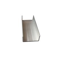 China 2mm Aluminum Armrest Profile Fixed Card Slot Equilateral U Shaped for sale