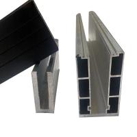 China Stair Aluminum Alloy Handrail Profile Glass Track Balcony Trough for sale
