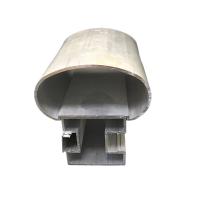China Stair Aluminum Alloy Handrail Profile Glass Track Balcony Trough for sale