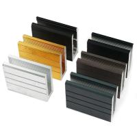 China Stair Aluminum Alloy Handrail Profile Glass Track Balcony Trough for sale