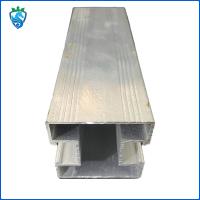 China Bottom Groove Aluminum Handrail Profile Pre Buried Frameless Glass U Shaped for sale
