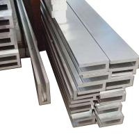 China Aluminum Railing Handrail Profile Pre-Buried U-Shaped Groove Aluminum Alloy Open Groove for sale