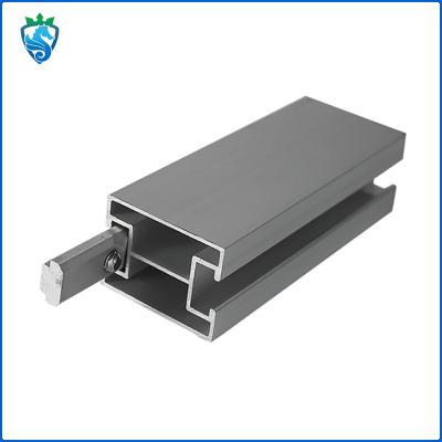 China Aluminum Solar Photovoltaic Support Extrusion Profiles Solar Frame Anodized Aluminum Profile for sale