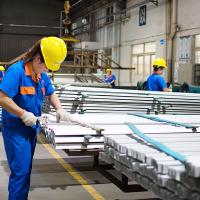 China ISO Standard Extrusion Aluminum Frame Profiles Solar Frame 6061 6063 for sale
