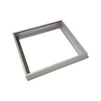 China 6061 6063 Aluminum Extrusion Profile Silver Color Anodized Solar Frame Profile for sale
