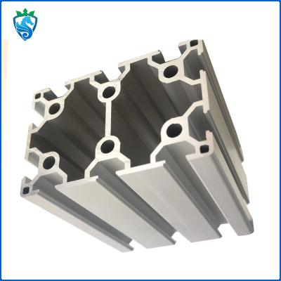 China Industrial Aluminum Profile 2020 40x80mm Groove Square for Assembly Line Conveyor Systems for sale