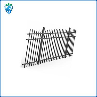 China Industrial Aluminum Fence Panels 8ft 10ft Length 6ft High Security for sale