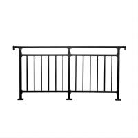 China Industrial Aluminum Fence Panels 8ft 10ft Length 6ft High Security for sale
