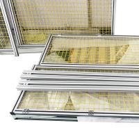 China Black Aluminum Rail Fence Commercial Industrial Aluminium Profiles T3-T8 for sale