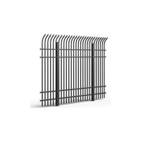 China Industrial Aluminum Fence 8ft 6ft 5ft 45 Degree Strong System for Safety Protection for sale