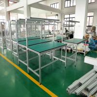China Aluminium Profile Workbench Industrial With Light Maintenance Packing Table Anti Static for sale