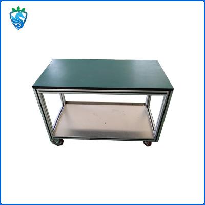 China Modular Aluminum Profile Workbench Assembly Line Inspection Table ISO9001 T3-T8 for sale