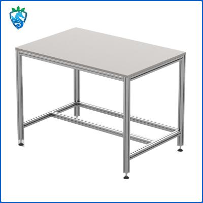 China Customized Aluminum Profile Workbench Packing Table with Light Anti-Static T3-T8 for sale