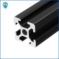 China 2020 Black Assembly Line Aluminum Profile Extrusion Standard Profile Industrial Aluminum T3-T8 for sale